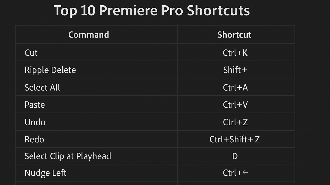 How to Edit Videos Faster in Adobe Premiere Pro in 2025 (Step-by-Step ...